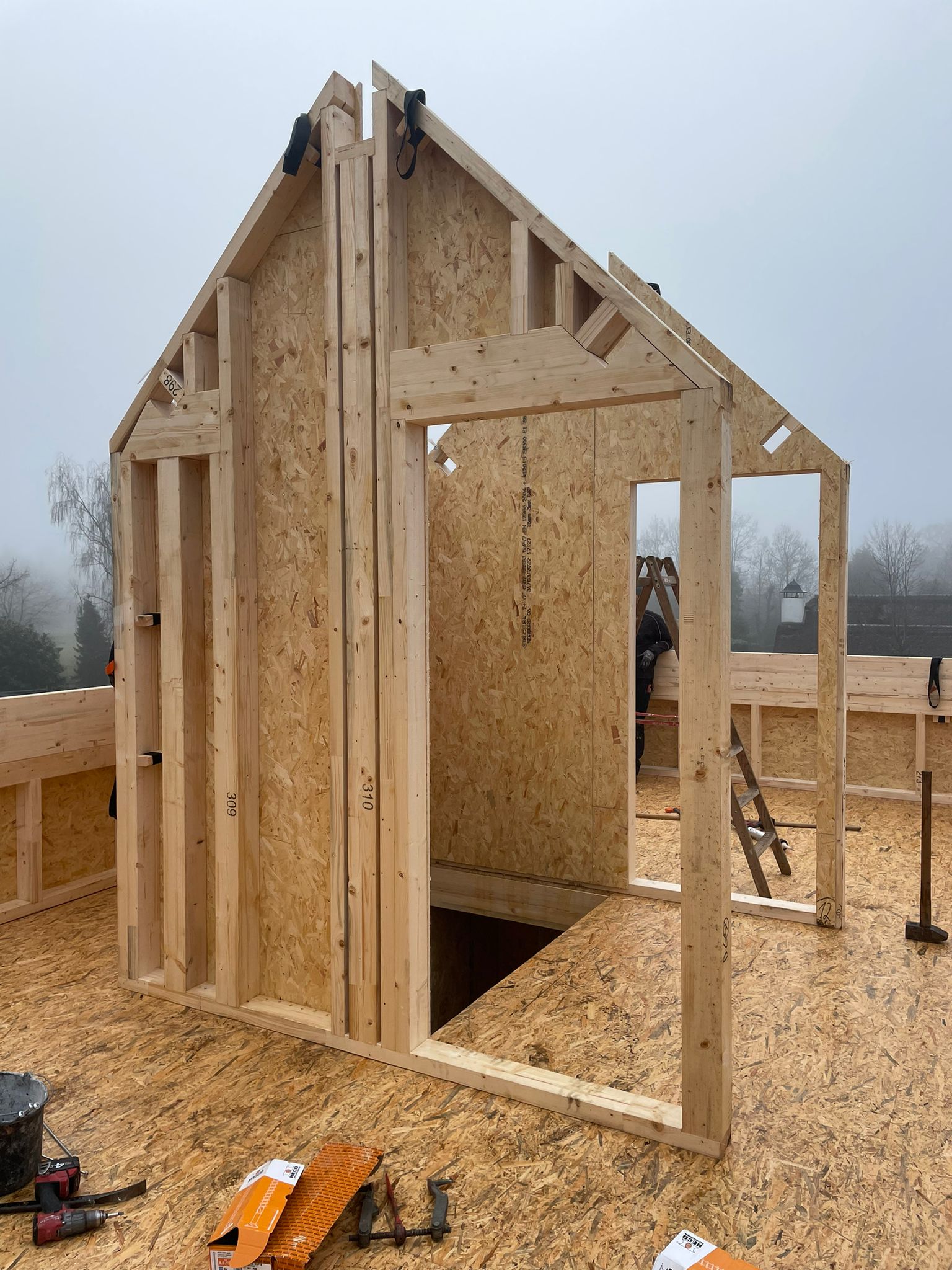 Wat is houtskeletbouw? - Groenhart Houtskeletbouw