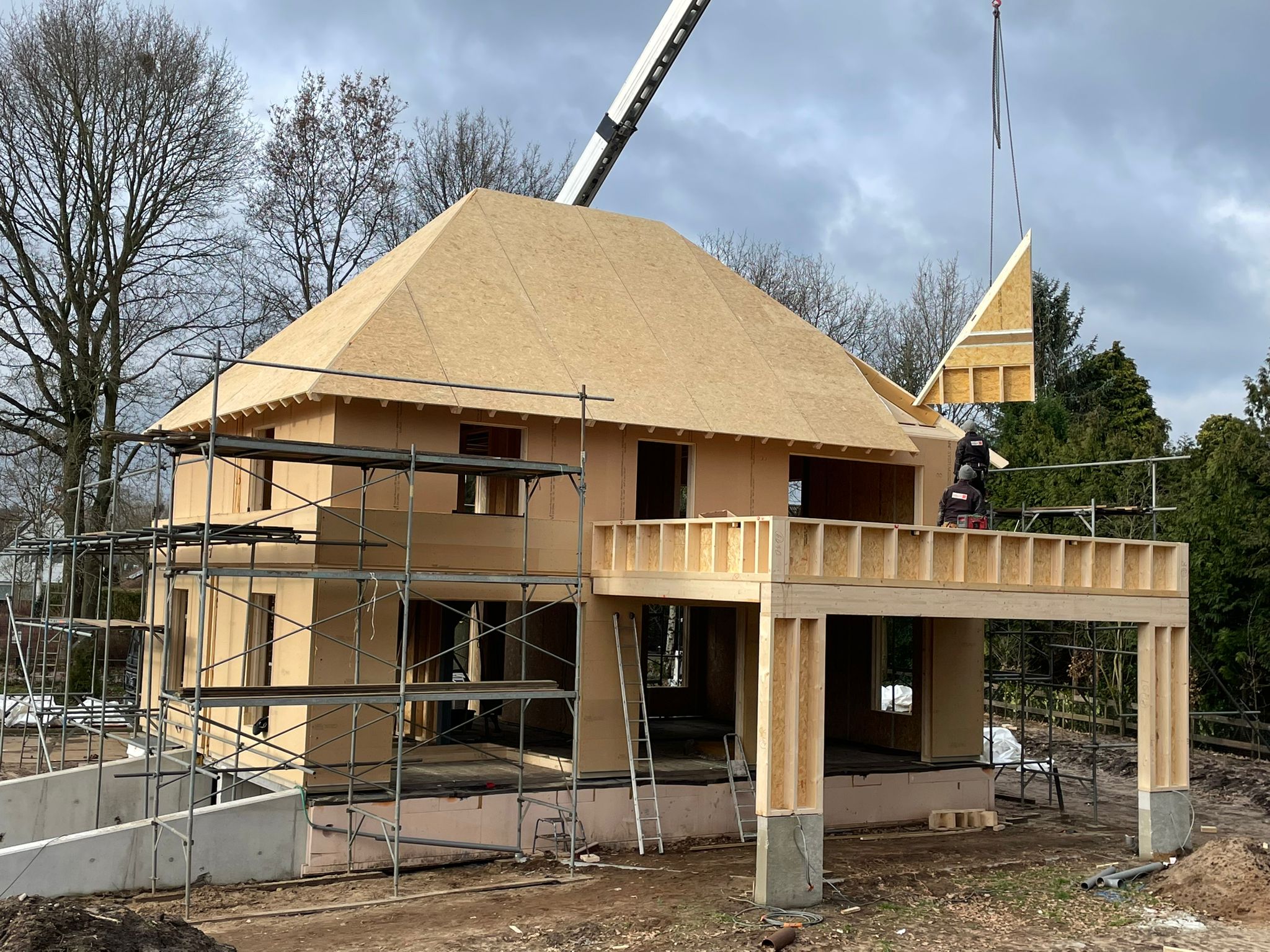 Houtskeletbouw woning laten maken door Groenhart